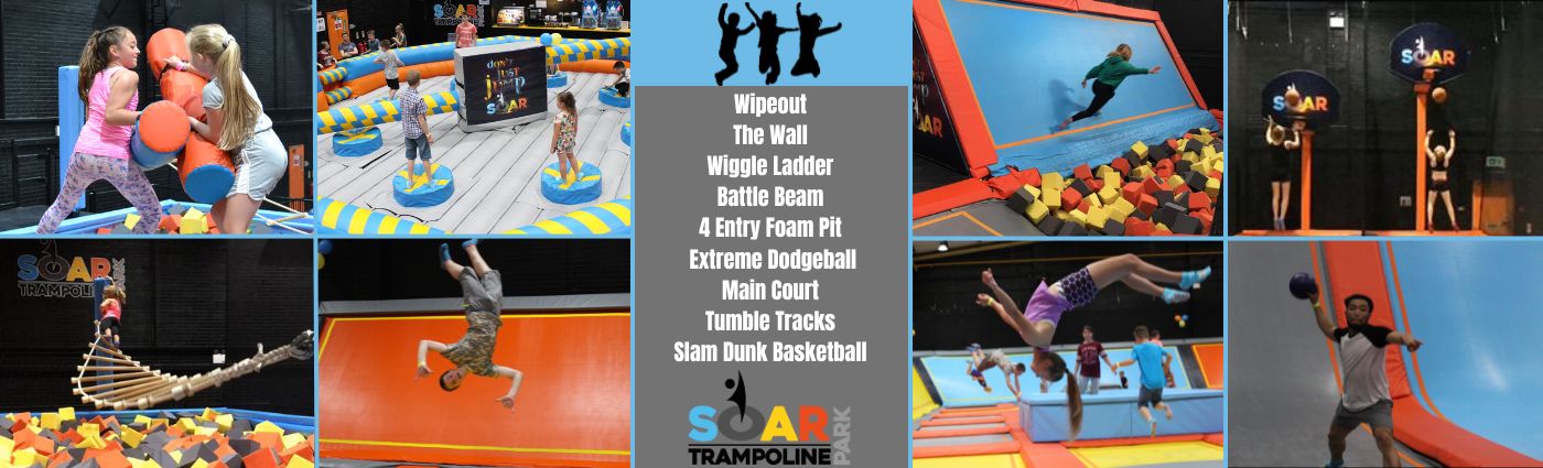 Soar Trampoline Park in Gillingham, Kent